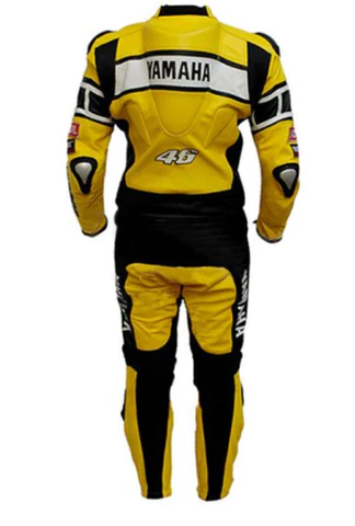 YAMAHA YELLOW MOTORCYCLE RACING 1 PC CE APPROVED SUIT | SPEEDYSTAR ...
