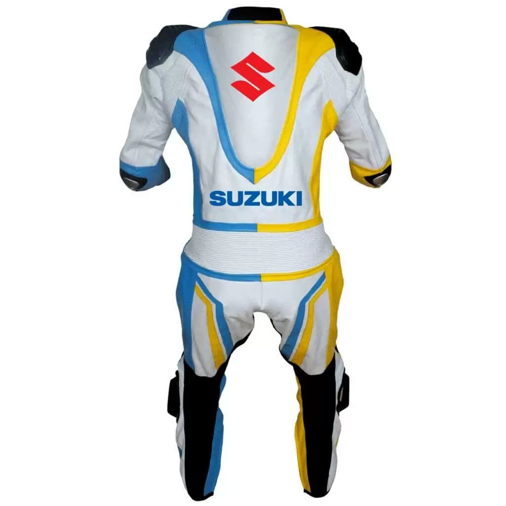 Suzuki GSXR Golden leather racing suit | speedystar